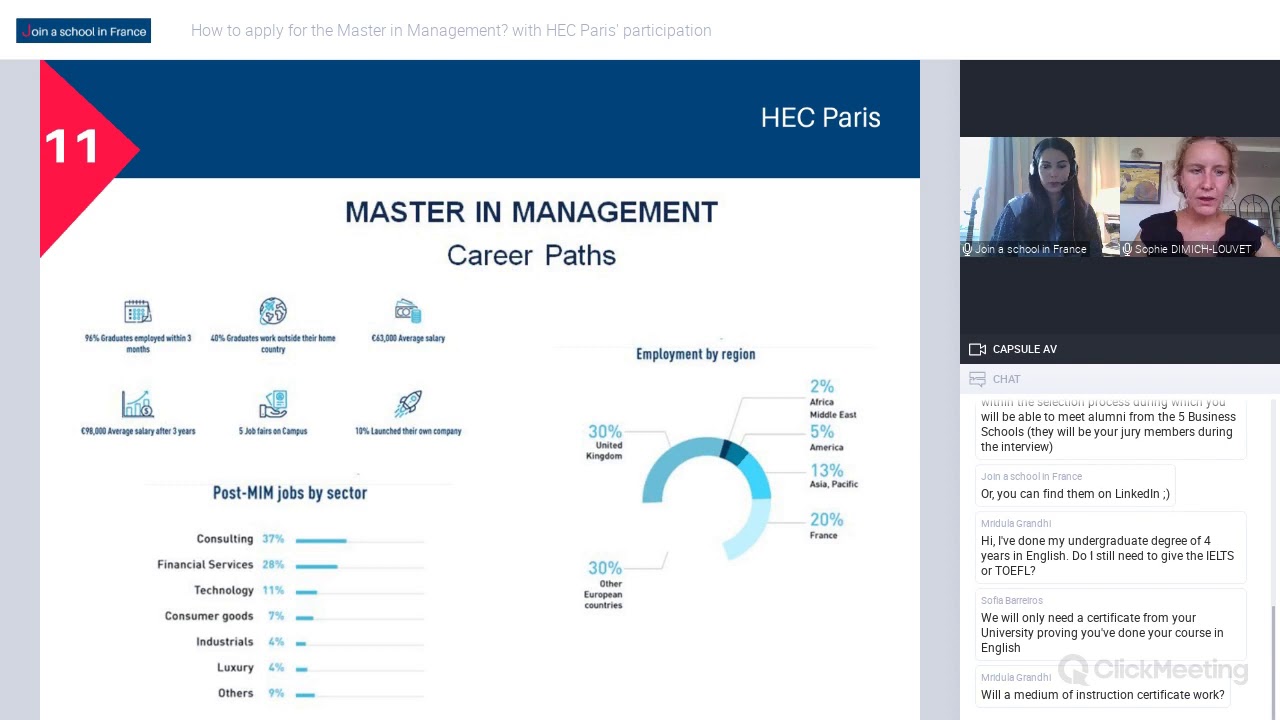How to apply for the Master in Management? (with HEC Paris ...