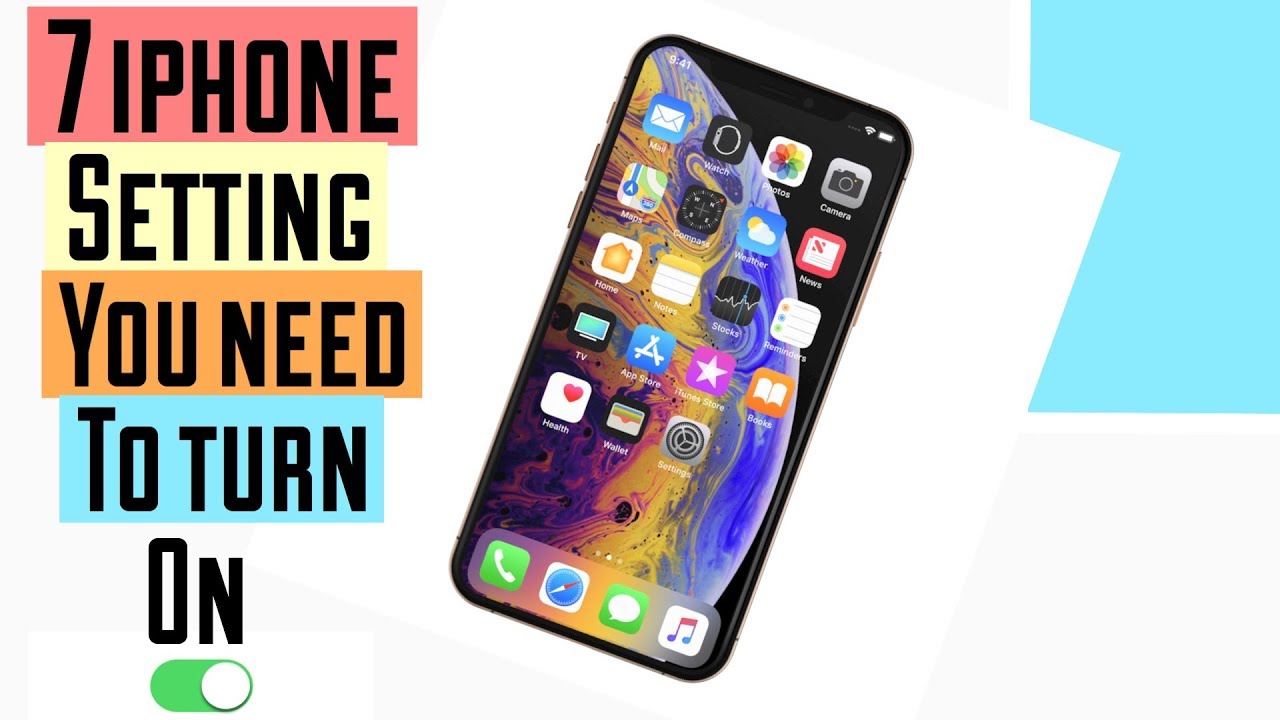 7 IPHONE SETTINGS YOU NEED TO TURN ON NOW - YouTube