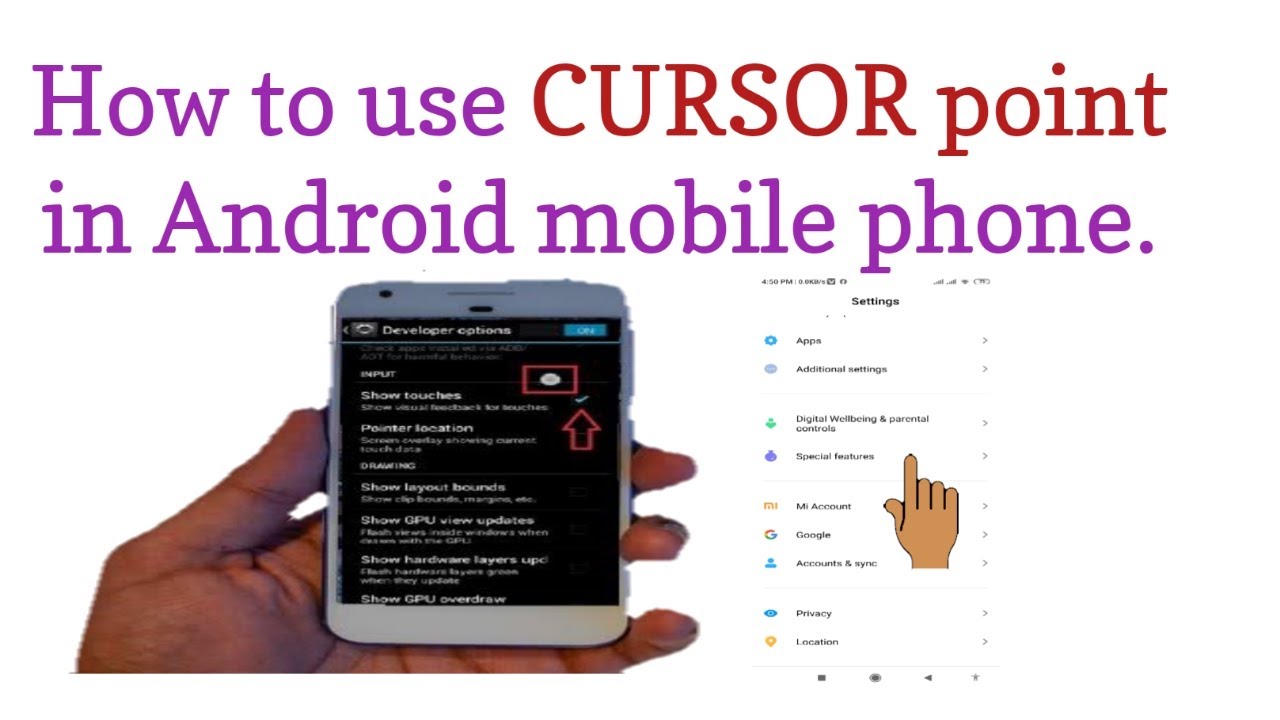 Na Future Tech How To Get Cursor And Mouse In Android Device L Cursor Pointer Showing In Smart