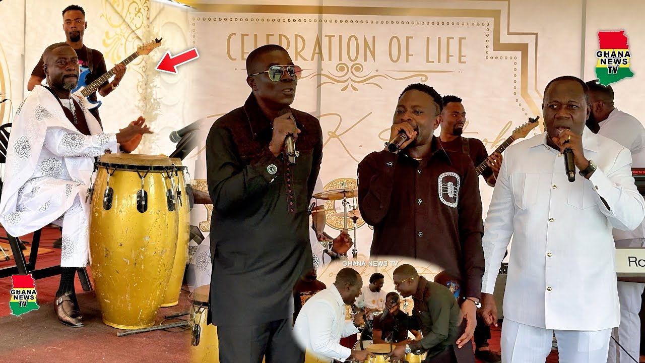 Captain Smart steals the show as he plays conga for Eld Mireku at Fadda ...