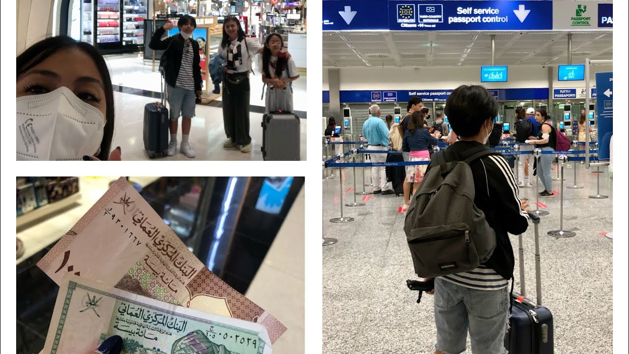 Manila to milan via oman - YouTube