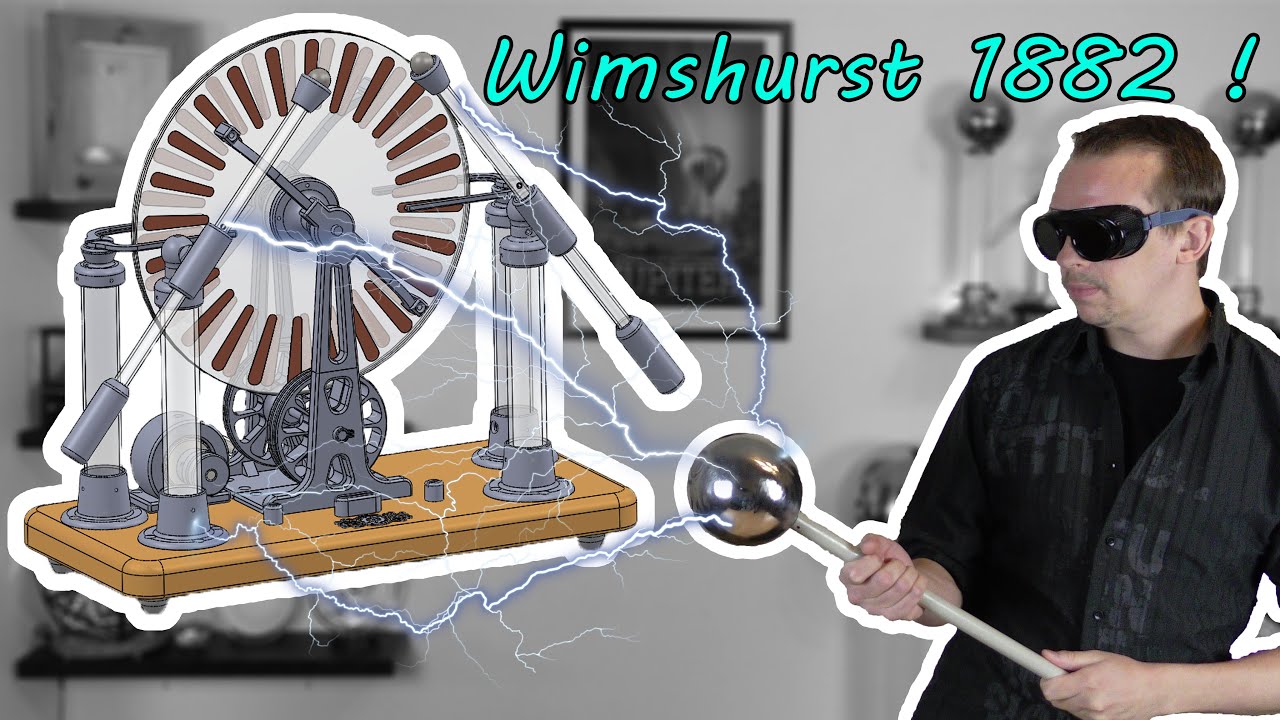 ⚡️ Machine ELECTROSTATIQUE de WIMSHURST ! ⚡️ [1/2] - YouTube