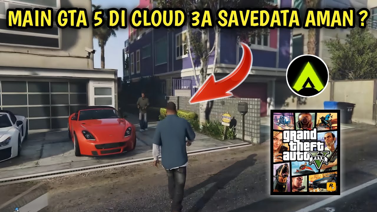 MAIN GTA 5 DI CLOUD 3A BISA NGELANJUTIN SAVE GAME SEBELUMNYA 😲 - YouTube