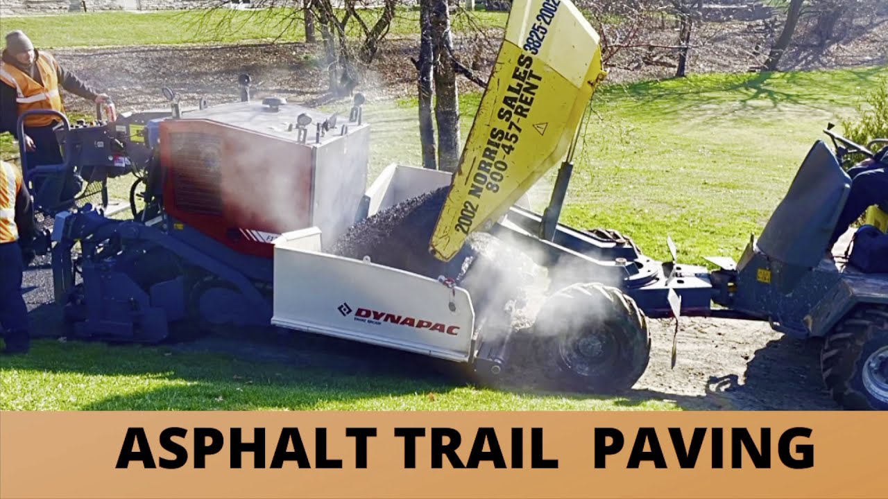 Asphalt Trail Paving - YouTube