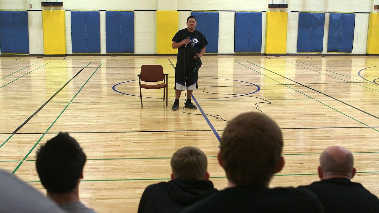 Alaska Native rapper Rebel shares postive message with youth - YouTube