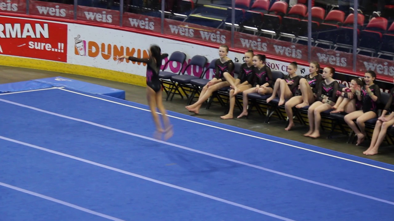 Tori - USAG Level 6 Floor Routine 2017 - YouTube