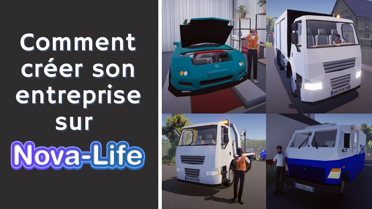 Tuto création d'entreprise sur Nova Life Amboise ! - YouTube