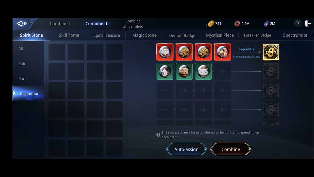 one tap legendary spirit - YouTube