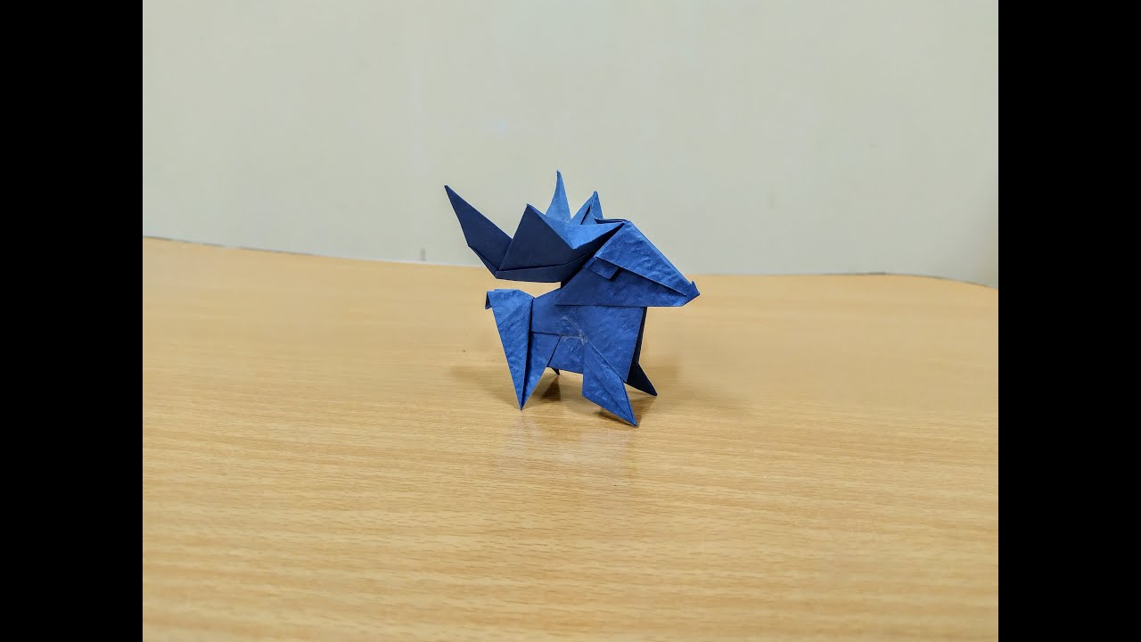 How To Fold Origami Moose - YouTube