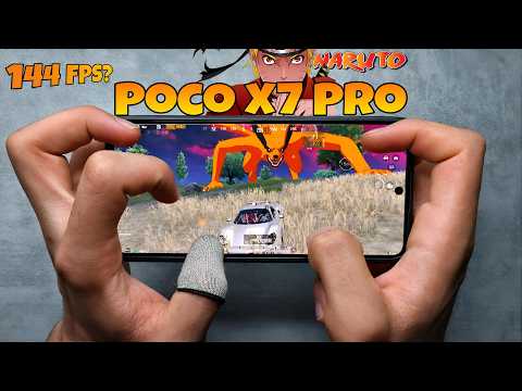 POCO X7 PRO | X NARUTO MODE PUBG TEST! 🤩🔥