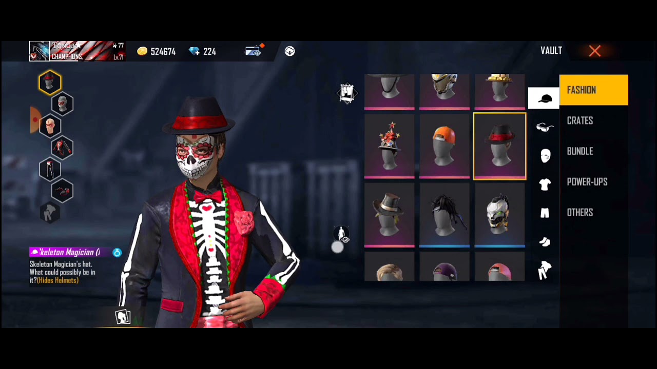 FREE FIRE LEGENDARY MALE BUNDLES (OP COLLECTION) - YouTube