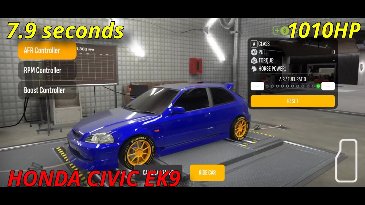 1010HP Honda Civic EK9 Drag Tune in CPM2 | cpm 2 - YouTube
