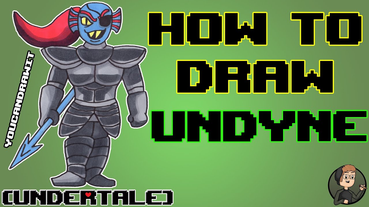 How To Draw Undyne from Undertale YouCanDrawIt ツ 1080p HD - YouTube