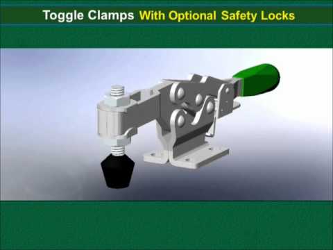 Toggle Clamps with Safety Locks from Carr Lane - YouTube