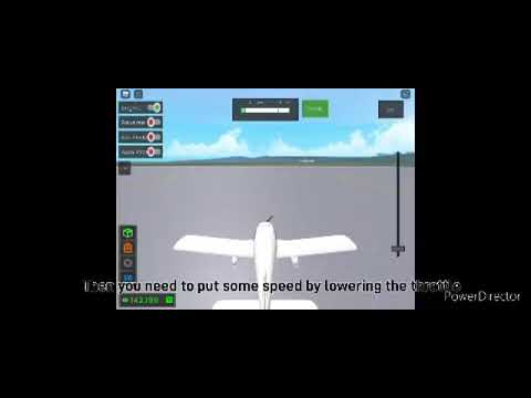 How to fly a plane in roblox airplane simulator ( MOBILE TUTORIAL ...