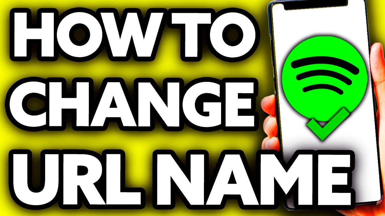 How To Change Spotify URL Name [ONLY Way!] - YouTube