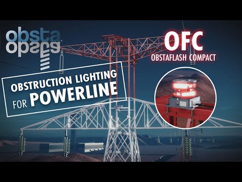 OBSTA : Obstruction lighting for powerlines (night only tower marking ...