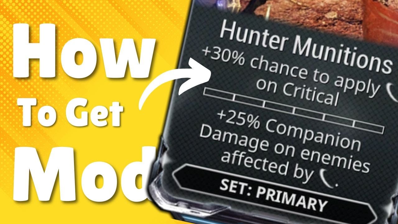 How to get Hunter Munitions in Warframe - YouTube