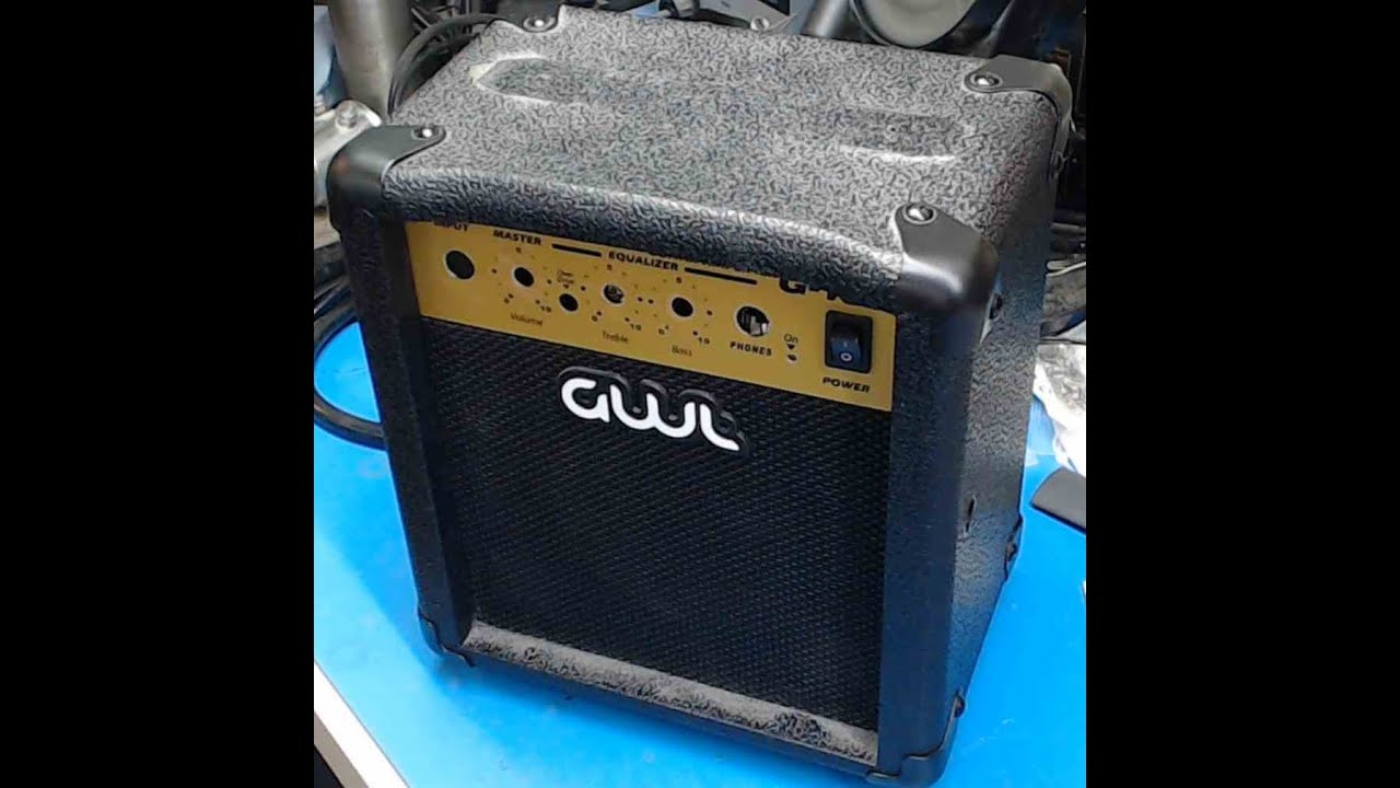 Repair of GWL G10 Guitar Amp - Preamp Failure - YouTube