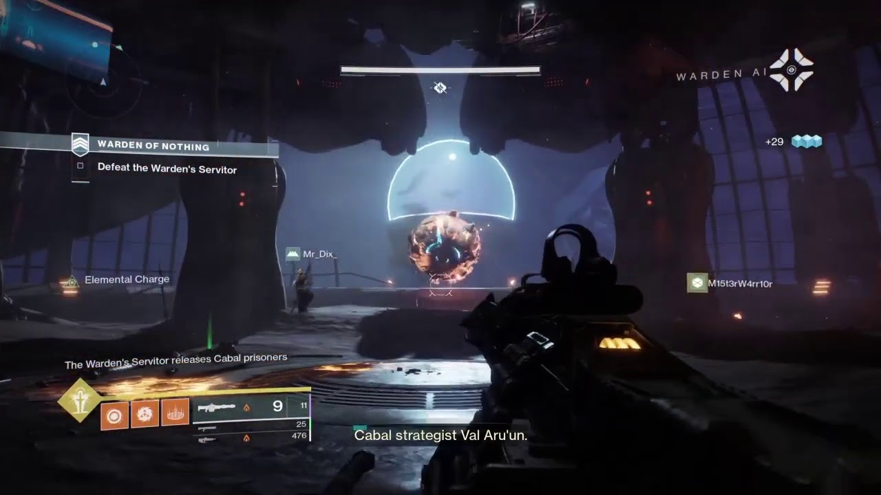 Warden of Nothing | Defeat the Warden's Servitor: "Val Aru'un & the ...