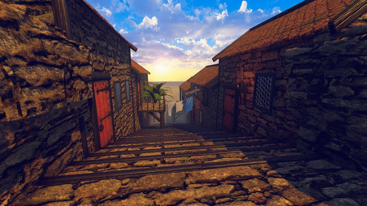 Unity | Medieval Coast Town | Speed level design - YouTube