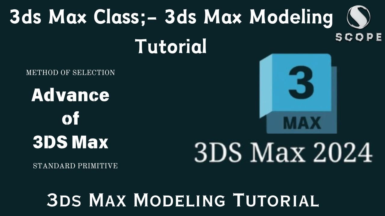 3ds max Class | 3ds max modeling tutorial | 3ds max full tutorial - YouTube
