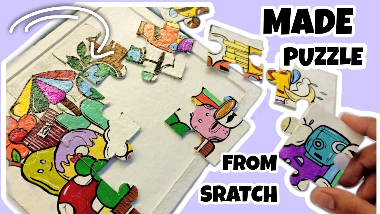 MADE MY OWN JIG SAW PUZZLE||DIY Customised Puzzle||FUN THING TO TRY ...