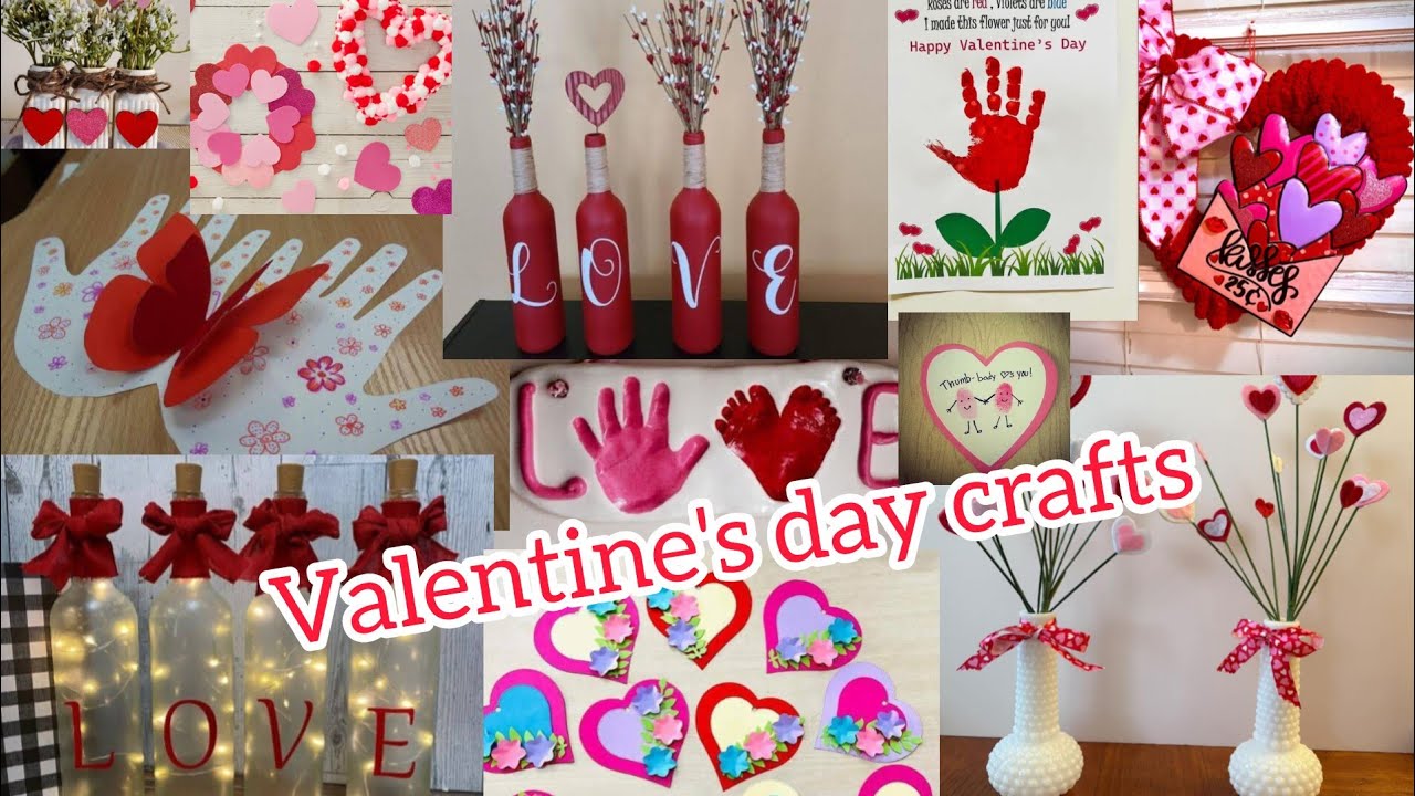Valentine's day art craft ideas| valentine's day decoration ideas|happy ...
