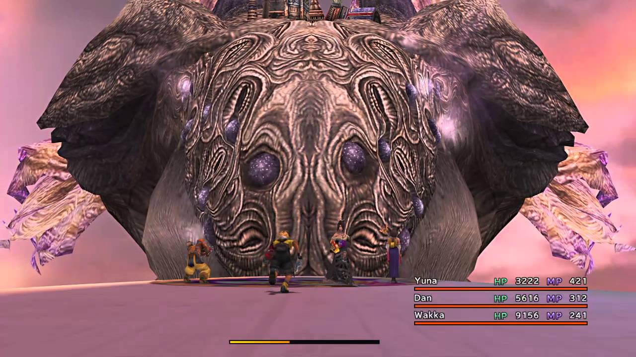 FINAL FANTASY X HD Remaster Sin Battle - YouTube