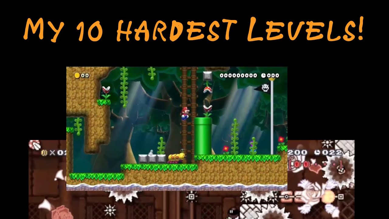 My 10 hardest SMM2 Levels (compilation) - YouTube