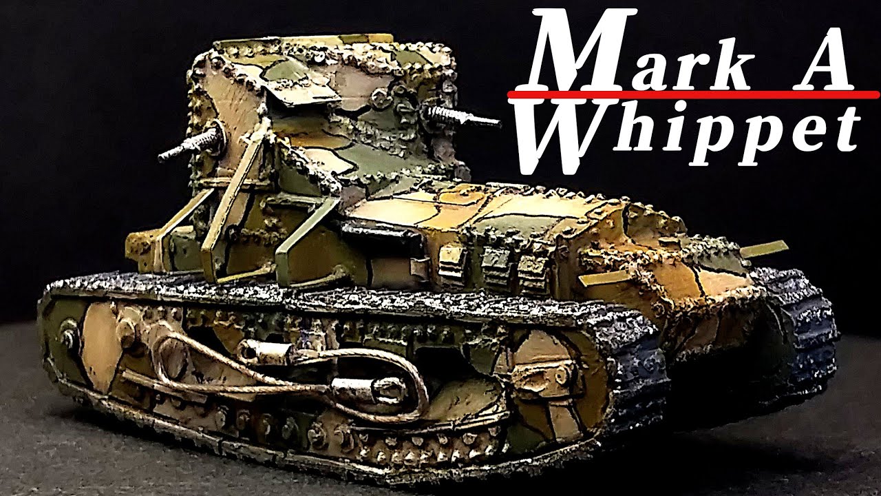 Build " Mark A Whippet " WW1 Tank japanese army Resin Casting 1/144 ...