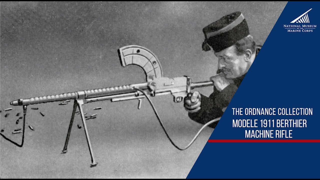 #WeaponsWednesday - Modele 1911 Berthier Machine Rifle - YouTube