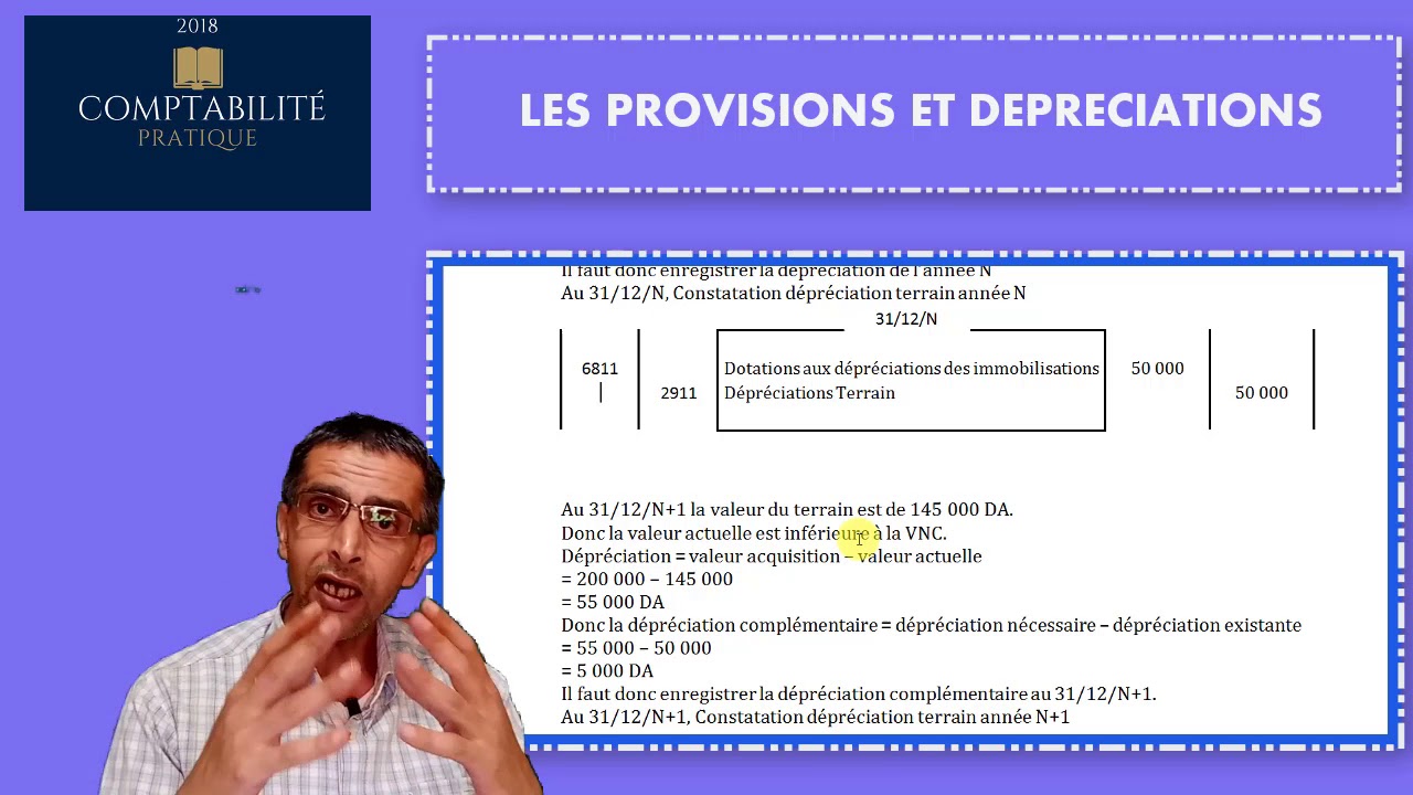 LES PROVISIONS ET DEPRECIATIONS / 1er Partie - YouTube