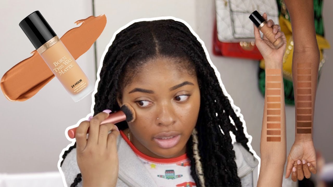 *FINALLY* TRYING THE TWO FACED BORN THIS WAY MATTE FOUNDATION | 13 HOUR ...