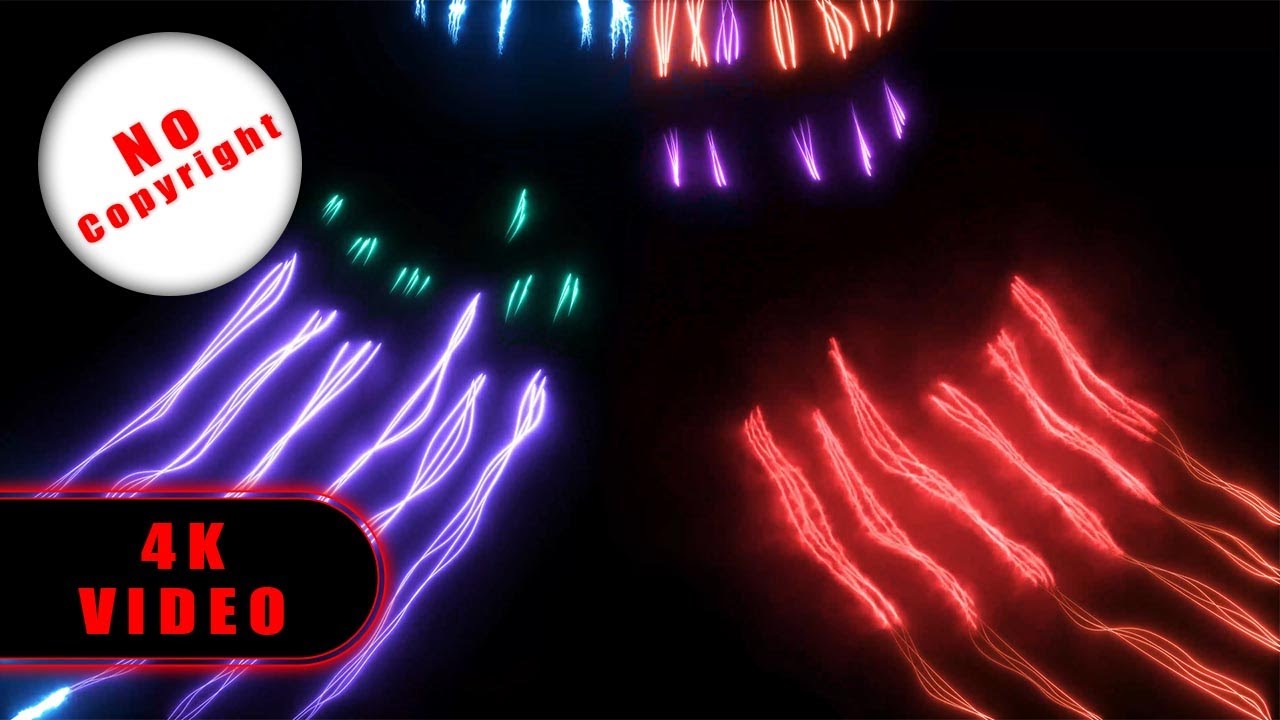 No Copyright Video | 4K screensaver Video | Neon Design | #4kscreen ...
