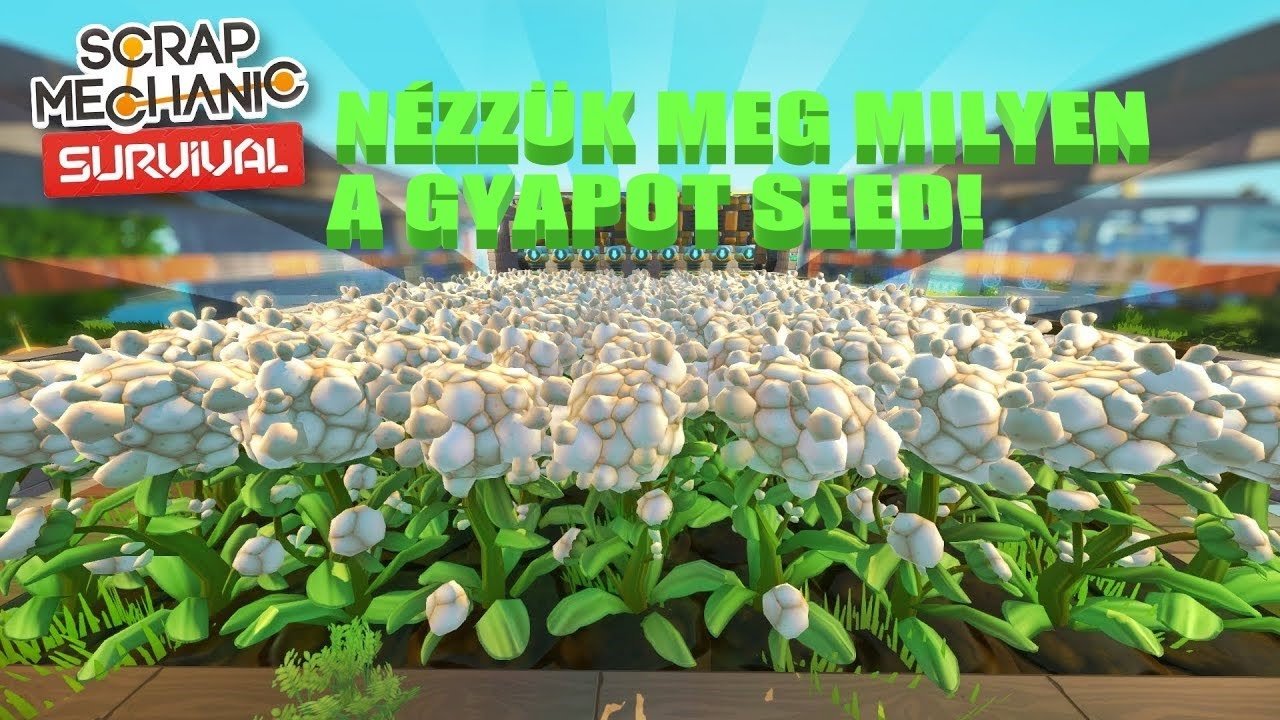 Megnézzük milyen a gyapot seed! | Scrap Mechanic Survival - YouTube