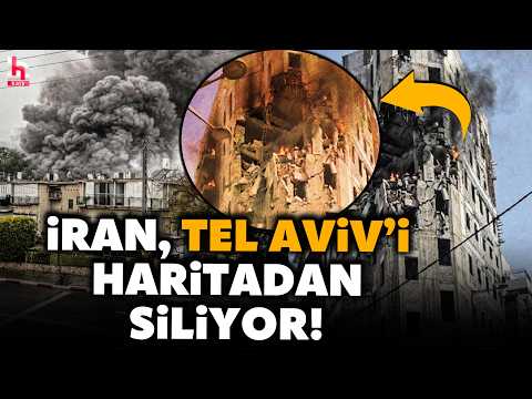 TEL AVİV'DE KABUS GİBİ GÜNLER! İran'dan İsrail'e görülmemiş bombardıman! Tüm şehir alevler altında!