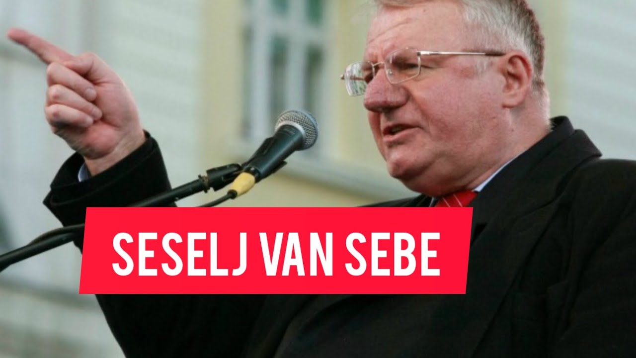 Seselj van sebe! Potresan oprostaj! Tuga do neba - YouTube