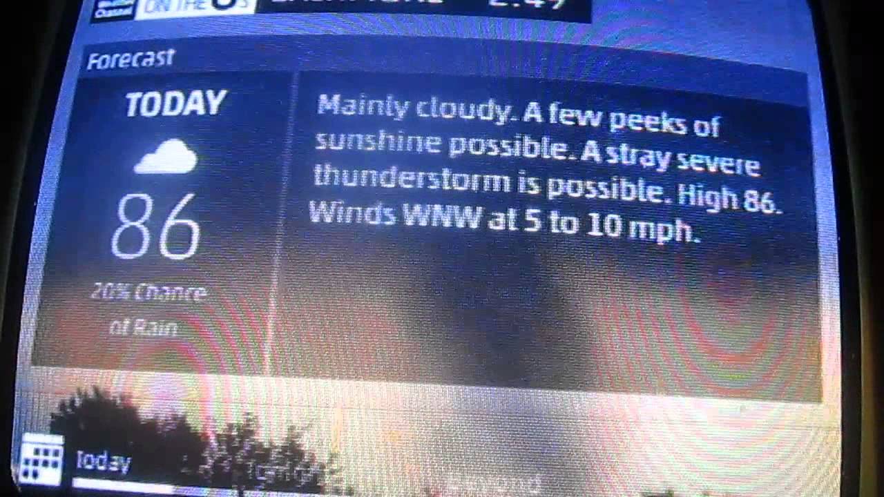 TWC Local Forecast: 8/11/2015: Frozen Radar? - YouTube