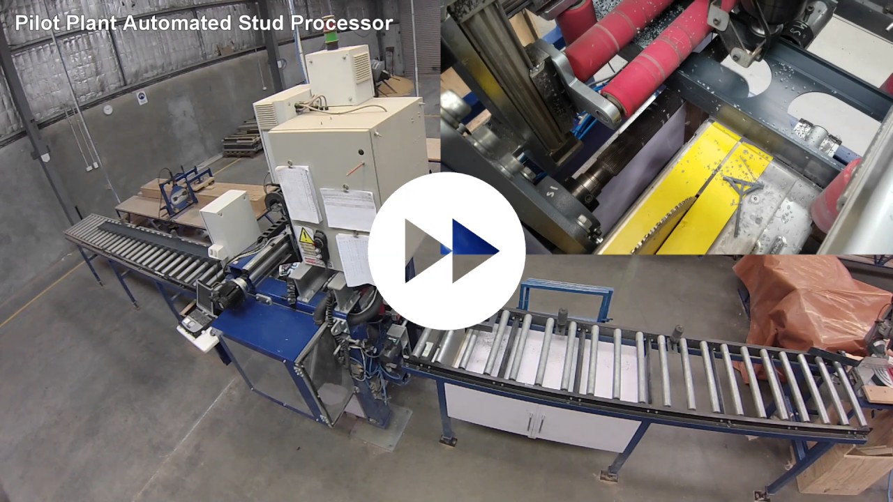 Offsite | Pilot Plant Automated Stud Processor - YouTube