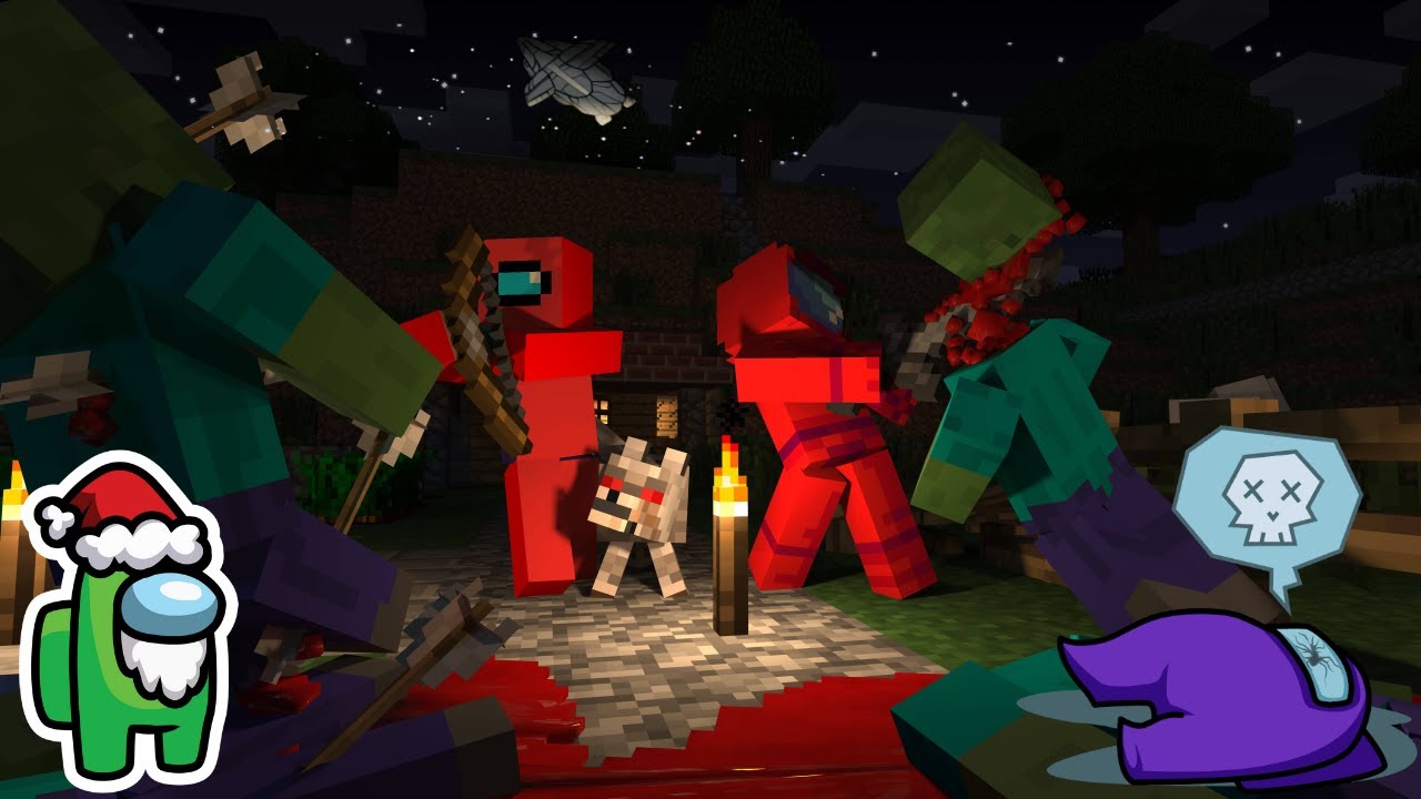 MINECRAFT X AMONG US - YouTube