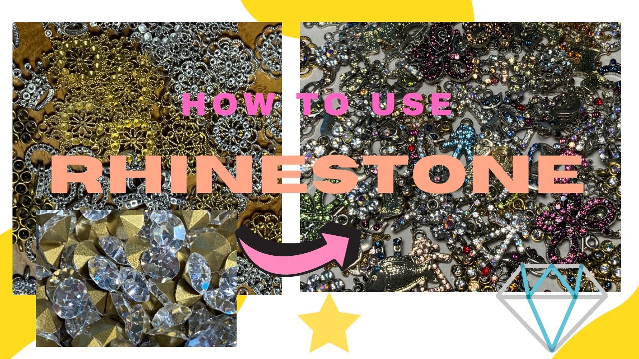 Easy DIY Jewelry: How to use Rhinestone it's so easy / DIY Chaton Beads ...