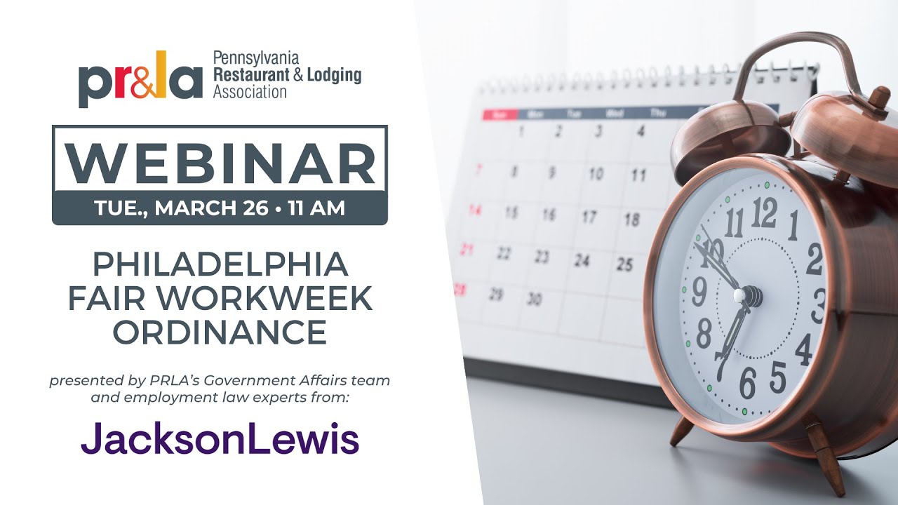 Webinar: Philadelphia Fair Workweek Ordinance - YouTube