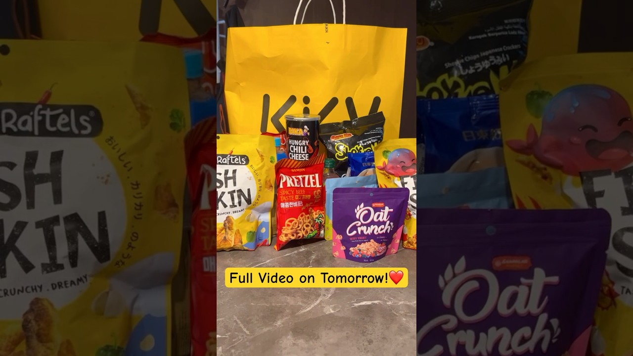 KKV Haul Snacks Review on Tomorrow! Stay tunned ️ #unboxingvideo # ...