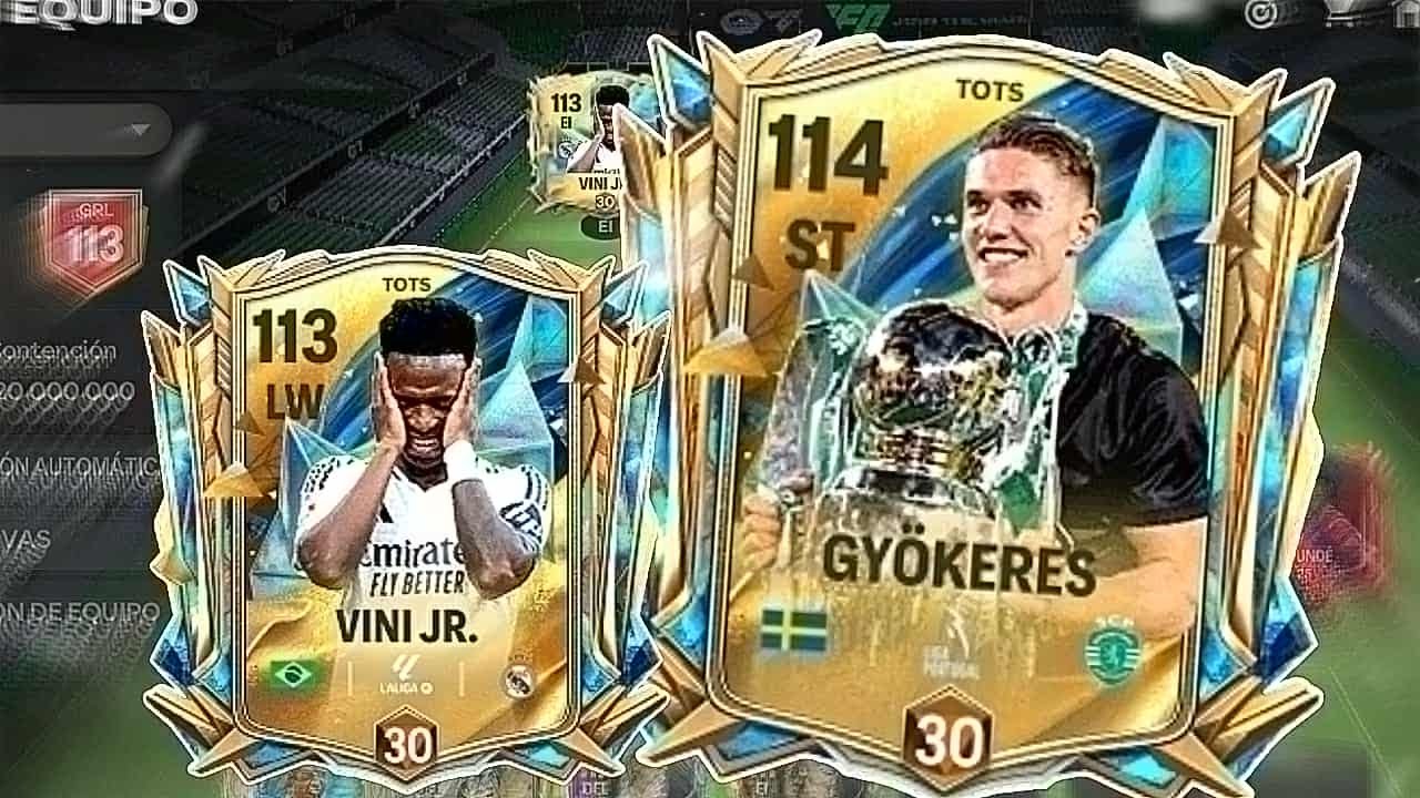 Usamos a Vini JR y Gyokeres utots y rankeo en FC Mobile - YouTube