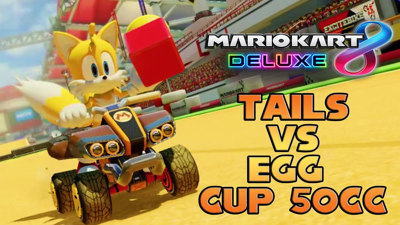 Tails (Tanooki Mario) vs MK8D Egg Cup 50cc Quickie -By ...