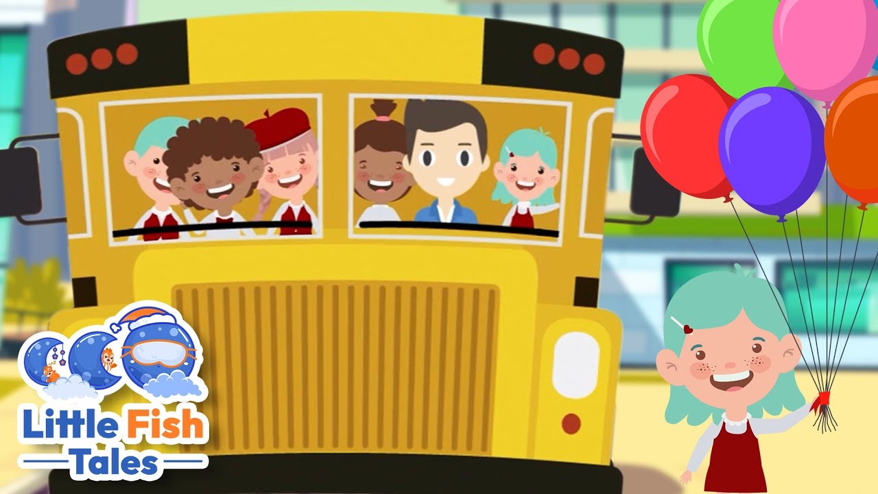 Wheels on the Bus | Baby Song | Little Fish Tales | #wheelsonthebus ...