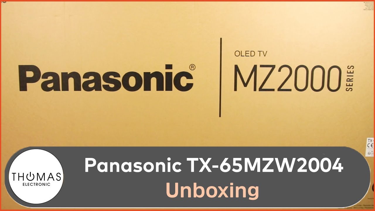 UNBOXING-Panasonic TX-65MZW2004 - Thomas Electronic Online Shop ...