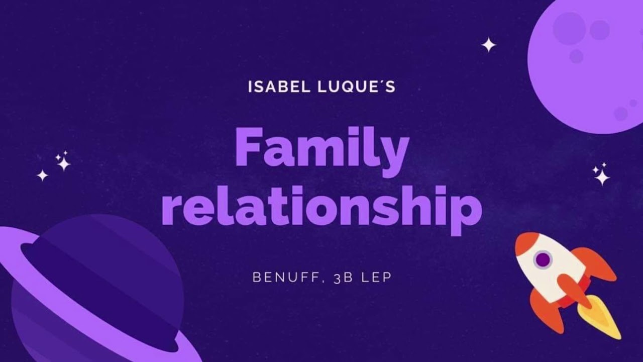 Isabel Luque’s family relationship presentation. - YouTube