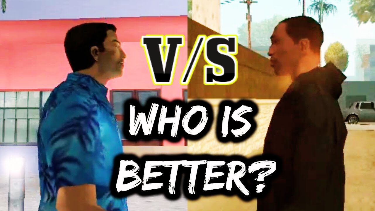 Beta CJ Vs Beta Tommy - GTA Characters Comparison - YouTube
